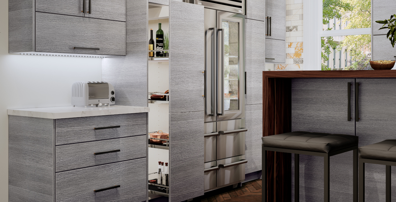 Frameless RTA Cabinets | Frameless Shaker Kitchen Cabinets