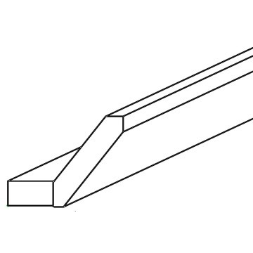 ACM8-S - Palermo Gray - Shaker Angle Crown Molding 3 1/4" X 96 ...